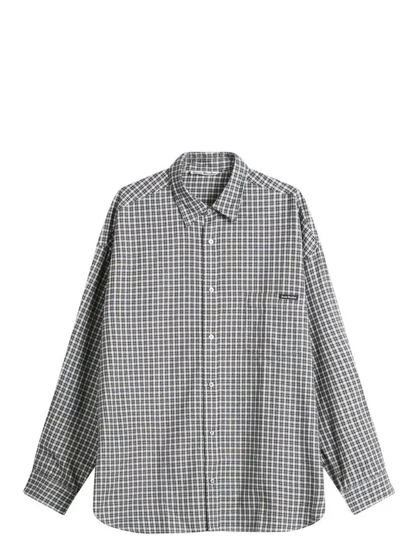 Acne Studios Check Shirt - Black/white