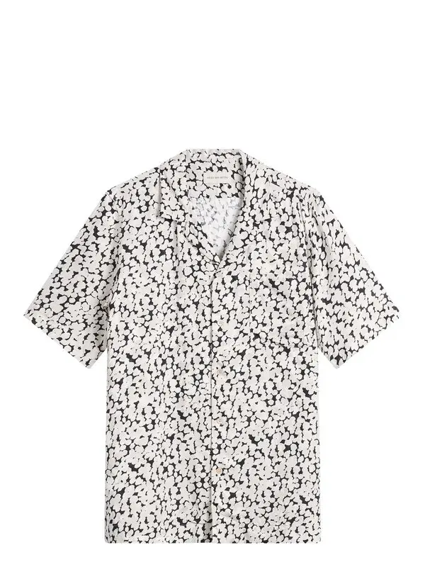 Dries Van Noten Mini Animal Print Shirt - Ecru