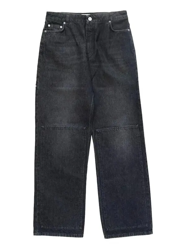 Jean Paul Gaultier Cut-out Denim Jeans - Black