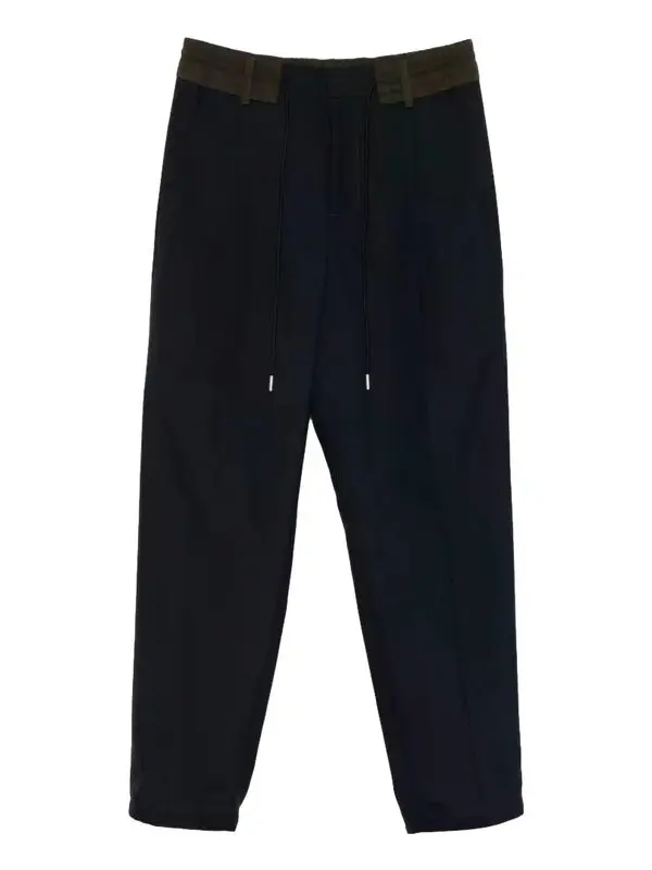 Sacai Drawstring Trousers - Black