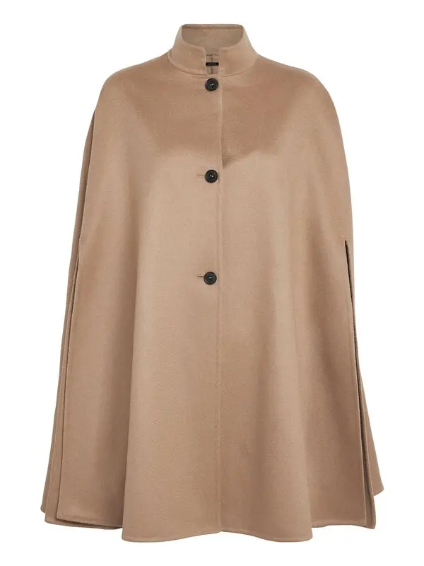 Kiton Cashmere Cape Coat - Beige