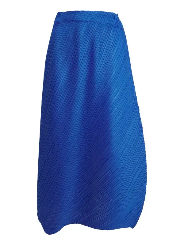 Issey Miyake Swing Midi Skirt - Blue