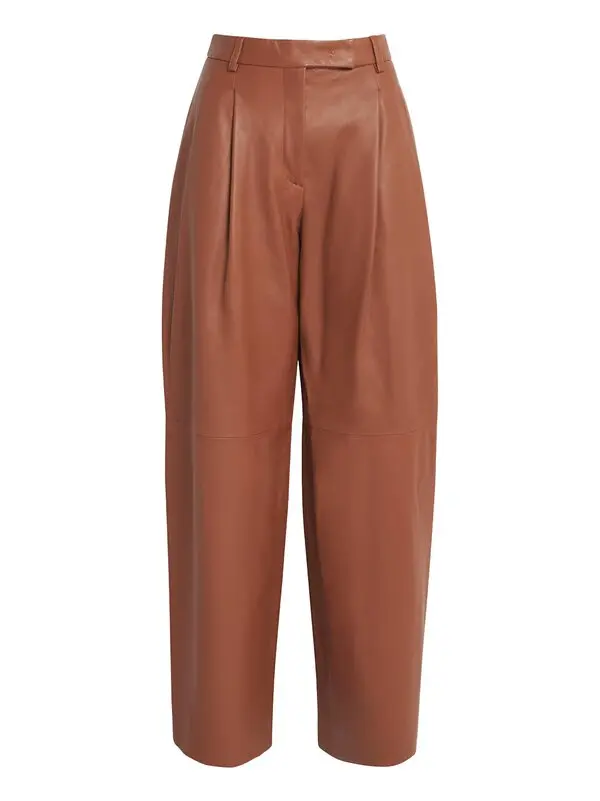 Eleventy Lambskin Trousers - Beige