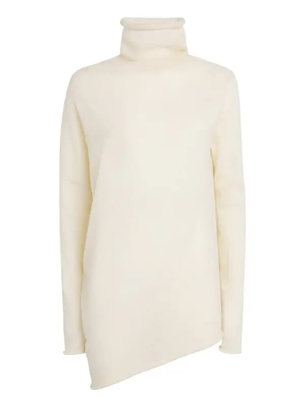LAUREN MANOOGIAN Alpaca-blend Askew Sweater - White