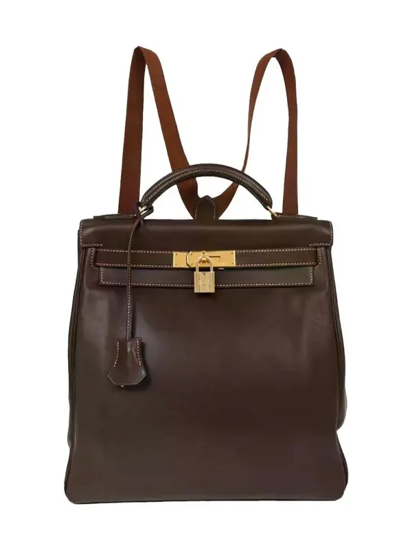 Hermès 2001 Gm Kelly A Dos Backpack - Brown