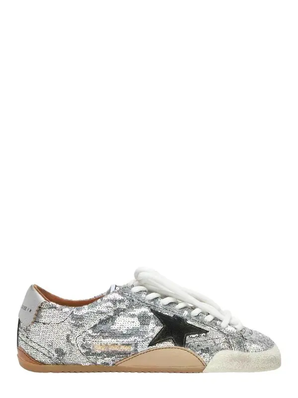 Golden Goose True Star Sneakers - Silver
