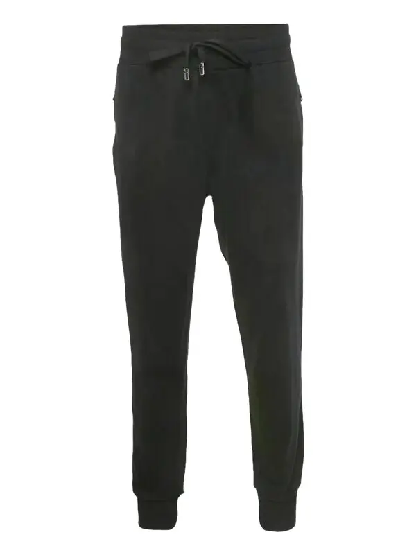 Dolce & Gabbana Drawstring-waist Trousers - Black