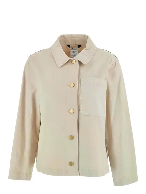 Max Mara Fascino Button-up Jacket - Neutrals