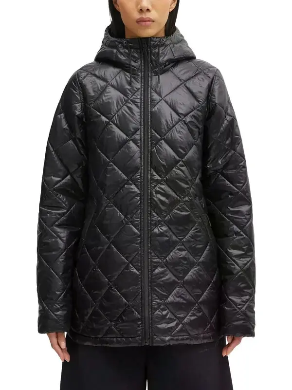 Helly Hansen Quilted Hooded Jacket - Black