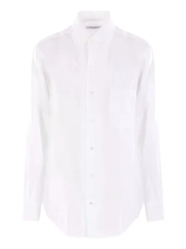 Loro Piana Linen Button-down Shirt - White