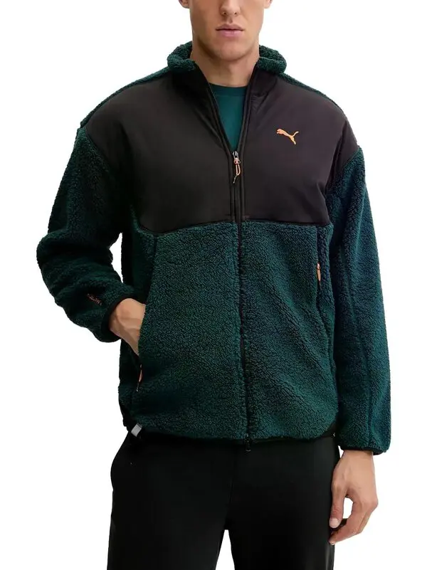 PUMA Tech Relaxed Sherpa Jacket - Green