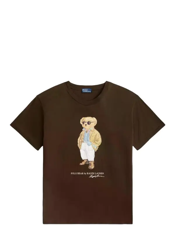 Polo Ralph Lauren Bear-motif T-shirt - Brown
