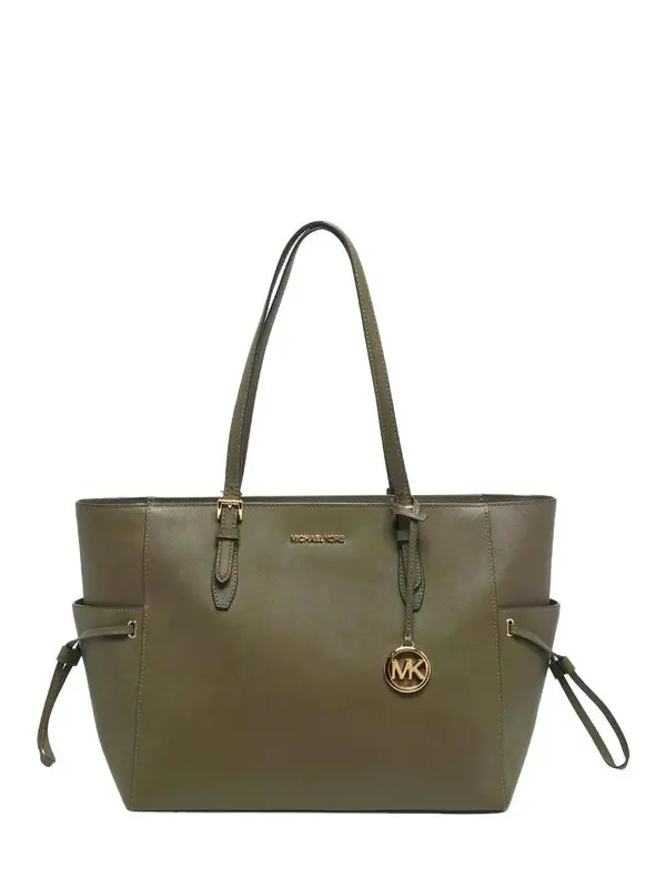 Michael Kors Gilly Large Leather Tote Bag - Green