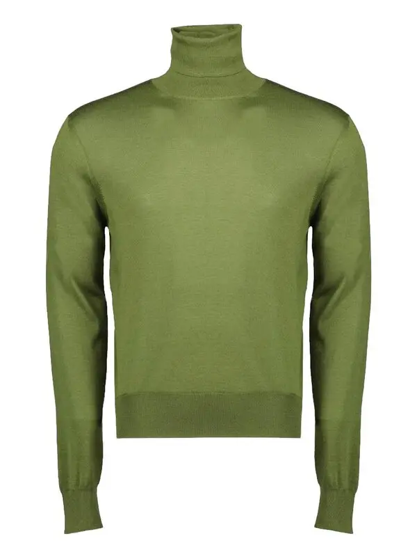 Saint Laurent Turtleneck Sweater - Green