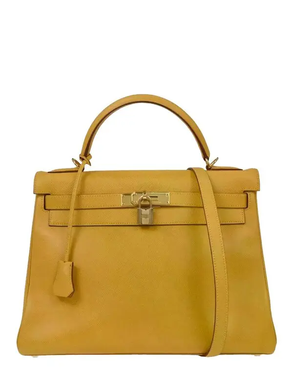 Hermès 2000 32 Kelly Tote Bag - Yellow