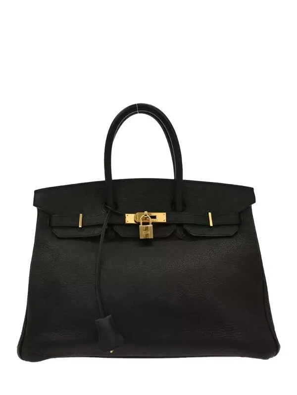Hermès 2003 35 Birkin Tote Bag - Black