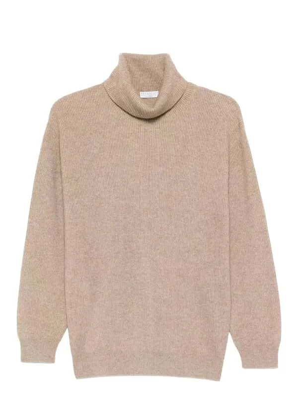 Brunello Cucinelli Roll-neck Sweater - Neutrals