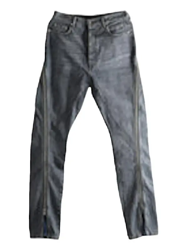Rick Owens Denim Bolan Banana Pants - Washed Grey