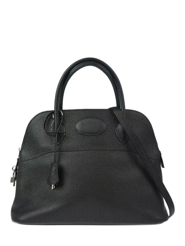 Hermès 2005 31 Bolide Clemence Tote Bag - Black