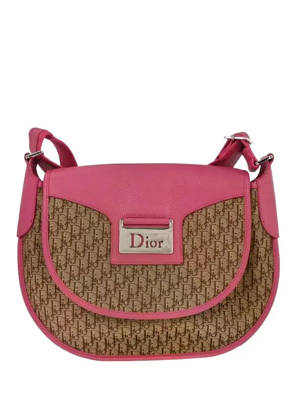Dior 2005 Trotter Shoulder Bag - Pink