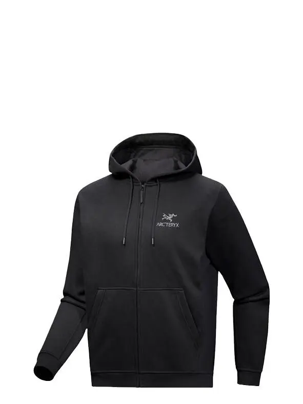 Arc'teryx Emblem Fleece Full-zip Hoodie - Black