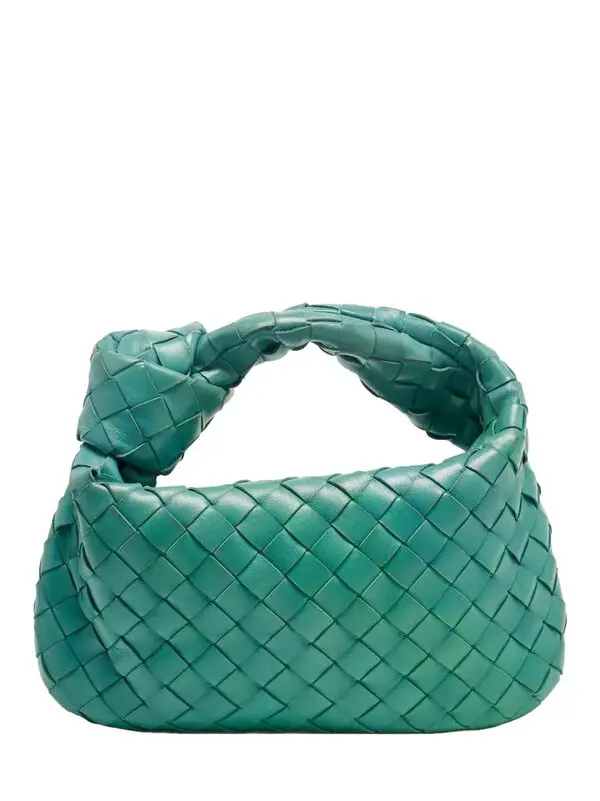 Bottega Veneta Jodie Leather Hobo Bag - Blue