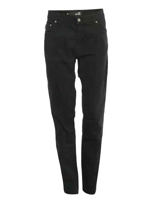 Moschino Belt Loops-detail Jeans - Black