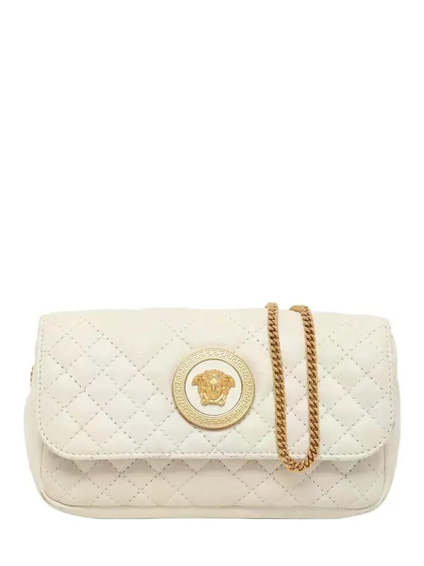 Versace Medusa Quilted Mini Bag - Neutrals