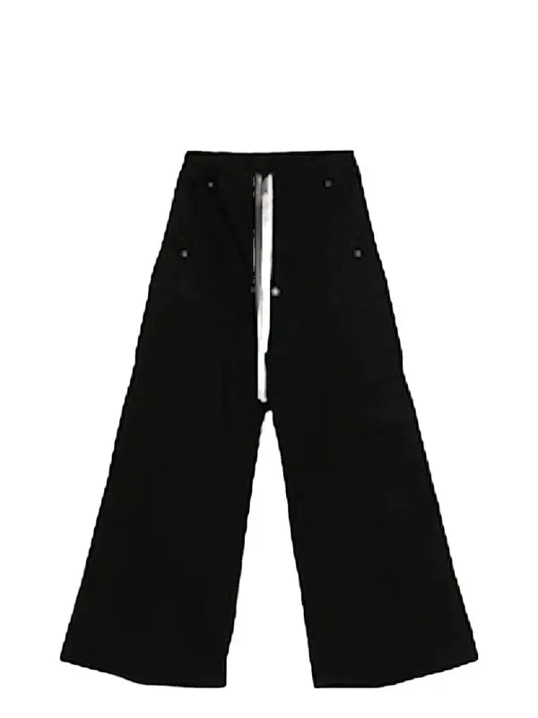 Rick Owens Twill Double Cargo Jumbo Belas Pants - Black
