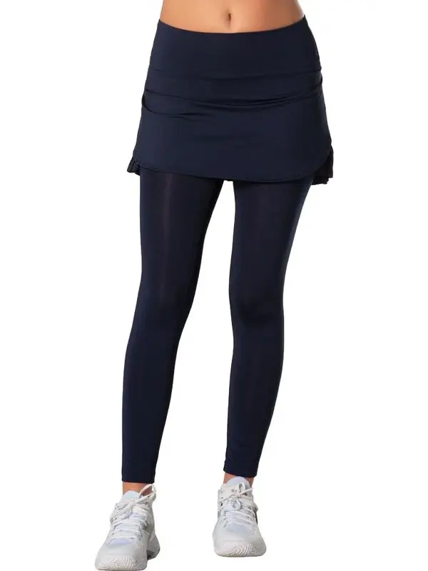 Lucky In Love Skirt And Leggings Combo - Navy