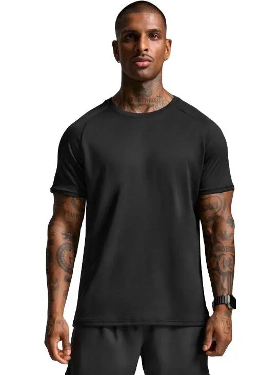 2xu Aero Tee - Black/silver Reflective