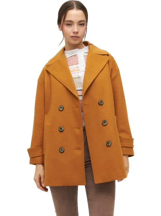 MARGO BARIDON Heidi Short Coat - Tan