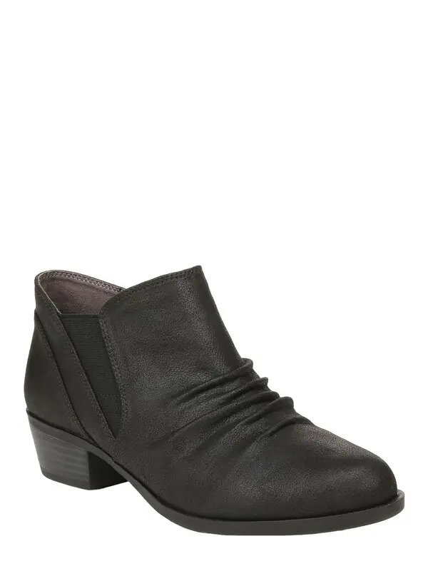 LIFESTRIDE Aurora Scrunch Ankle Boots - Black