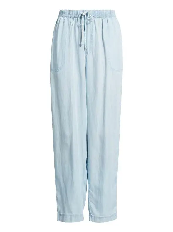 BEACHLUNCHLOUNGE Ronni Chambray Pants - Bleach Wash