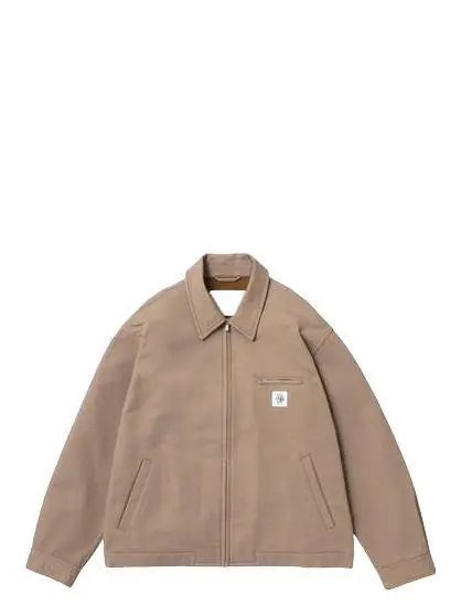 VOWELS Zip Up Jacket - Khaki