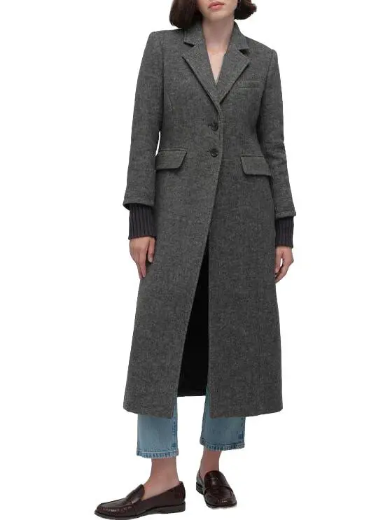 FAVORITE DAUGHTER The City Coat - Grey Twill