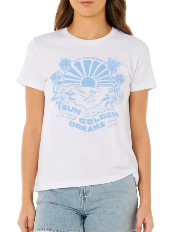 Rip Curl Graphic T-shirt - Optical White