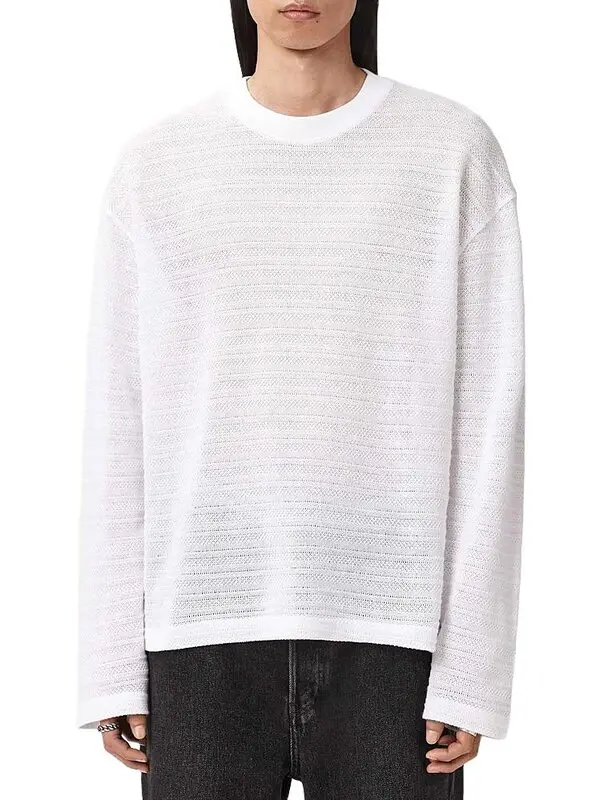 ALLSAINTS Cove Crewneck Sweater - Ashen White