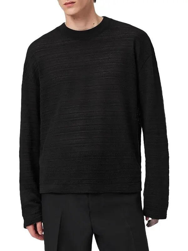 ALLSAINTS Cove Crewneck Sweater - Jet Black