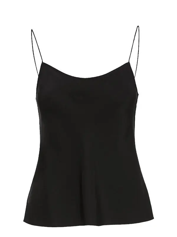 ARGENT Silk Camisole - Black