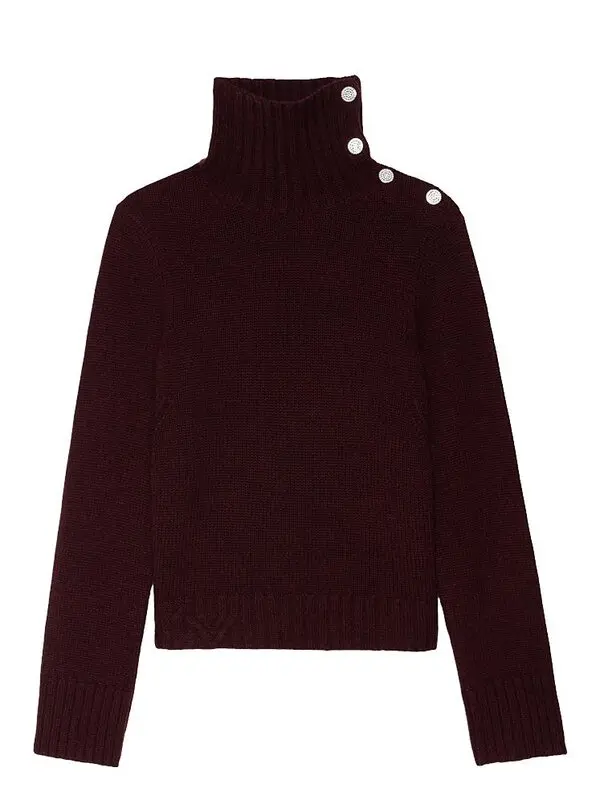 Zadig&Voltaire Namla Cashmere Sweater - Burgundy