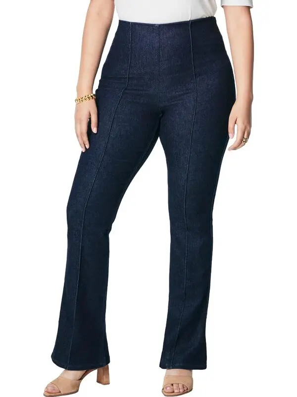Spanx Spanxshape™ Everywhere High Rise Flare Jeans - Raw Indigo Wash