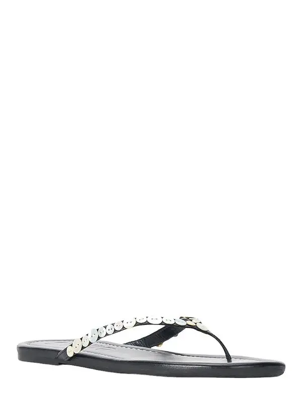 Staud Freja Thong Sandals - Mother Of Pearl