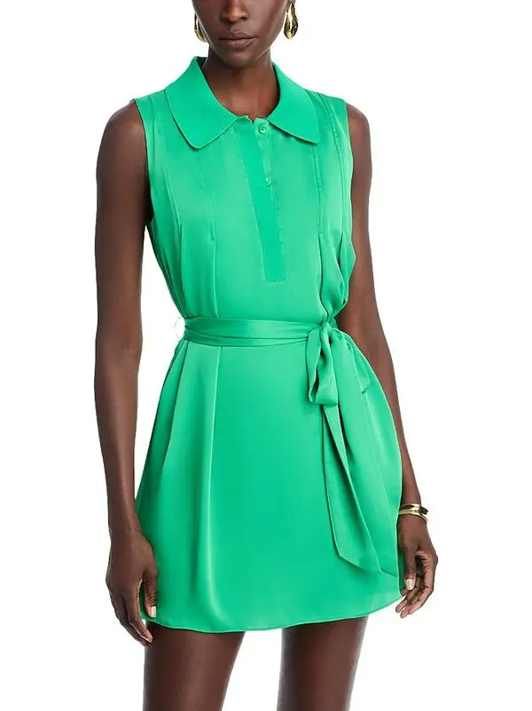 Ramy Brook Lina Mini Dress - Bright Palm