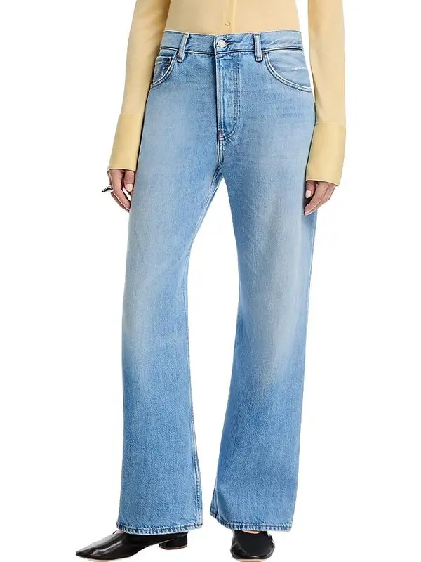 Acne Studios Straight Leg Jeans - Light Blue
