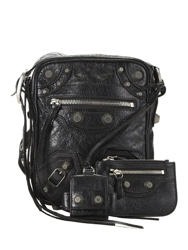 Balenciaga Arena Giant 21 Le Cagole Messenger - Black
