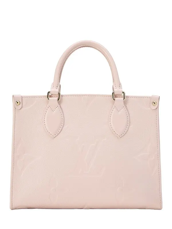 LOUIS VUITTON Giant Monogram Empreinte On The Go - Pink