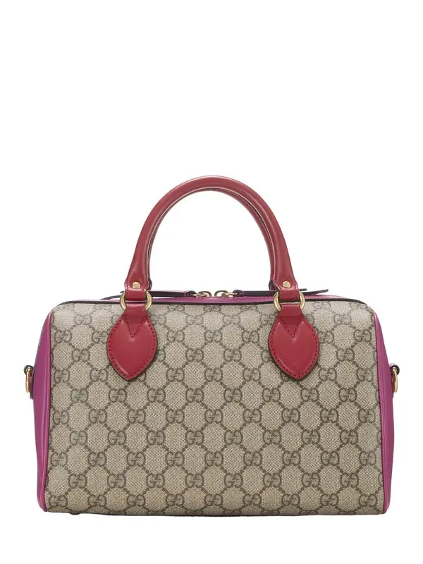 Gucci Original Gg Supreme Canvas Boston Handbag - Beige