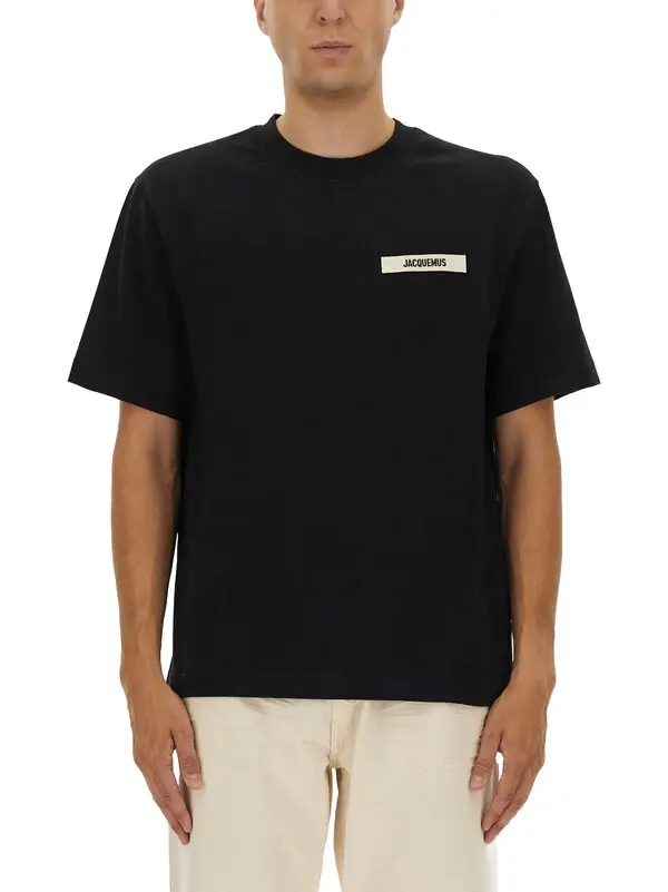 Jacquemus The Grosgrain Shirt - Black