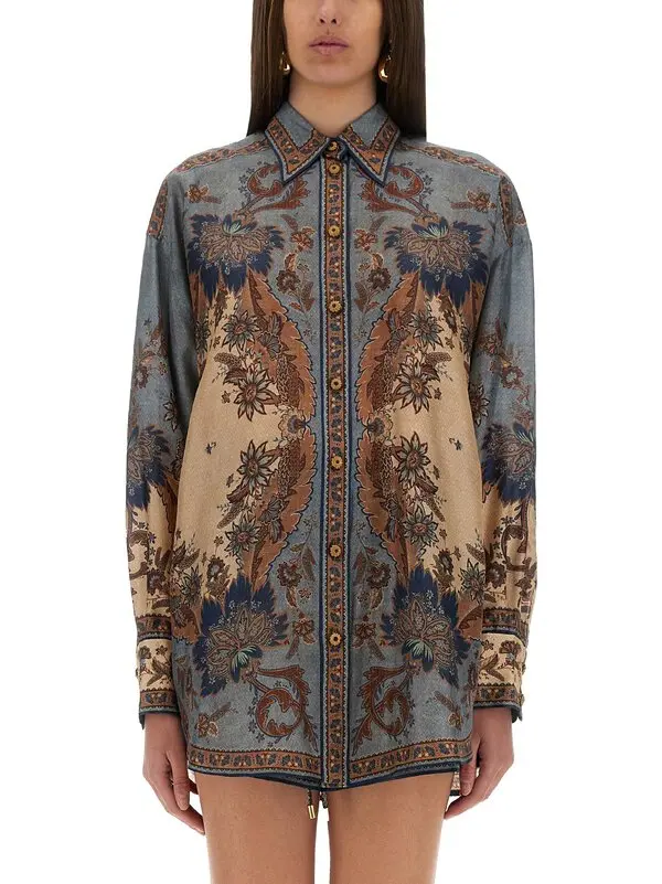Zimmermann Ascension Shirt - Blue